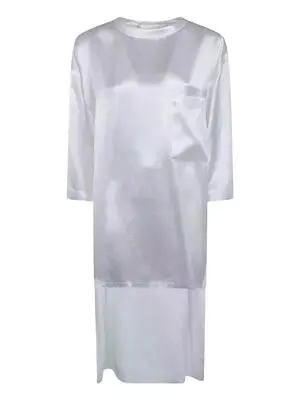 DARKPARK Chest-pocket Longline T-shirt - White