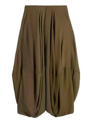 LEMAIRE Balloon Midi Skirt - Brown