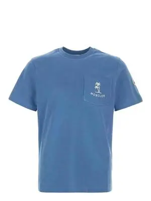 Moncler Pocket Palm T-shirt - Blue