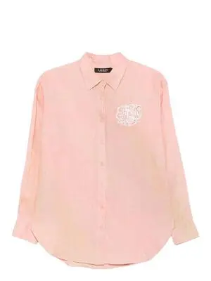 Ralph Lauren Logo-embroidered Shirt - Pink