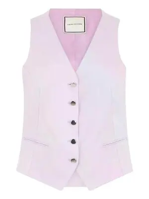 Tagliatore Button-up Waistcoat - Purple