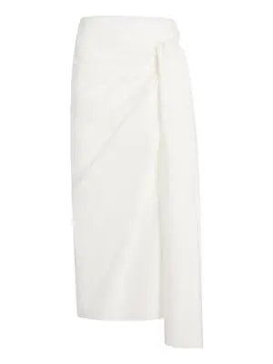 Khaite Shay Skirt - Chalk