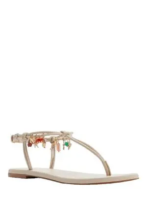 Aldo Seajewels Ankle Strap Sandal White/bone