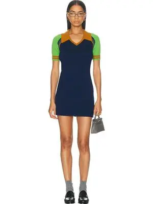 Guest In Residence Ace Polo Dress - Navy Combo