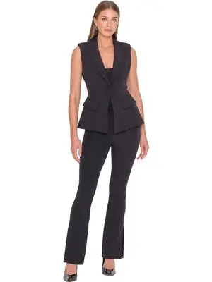 Generation Love Benita Slit Full Length Trousers Black