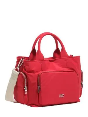Bimba Y Lola Nylon Pocket Bag - Red