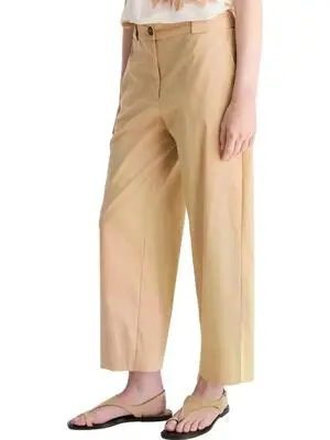 BIANCALANCIA Wide-leg Button-fastening Trousers - Neutrals