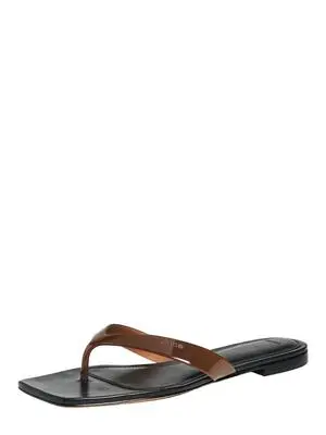 Vince San Juan Jelly Thong Sandals - Saddle