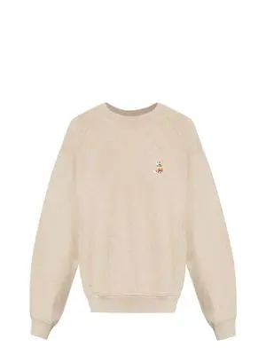 Maison Kitsuné Sweatshirt With Pockets - Beige