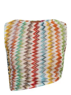 Missoni Patterned Top With Lurex Thread - Multicolour