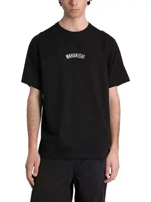 MAHARISHI Logo-embroidered T-shirt - Black