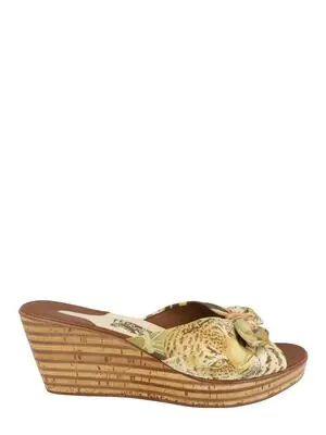 SALVATORE FERRAGAMO Seta 1994 Archive Limited Edition Wedges