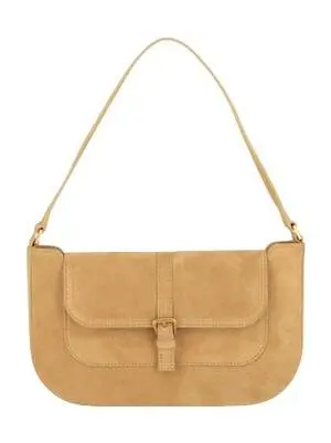 BYFAR Miranda Suede Shoulder Bag - Beige