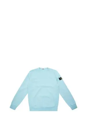 Stone Island Organic Cotton Fleece Sweatshirt - Blue