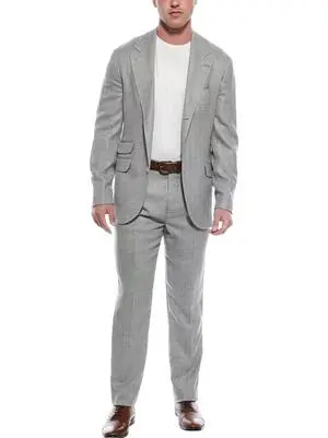 Brunello Cucinelli Single-breasted Tailored Suit - Grey