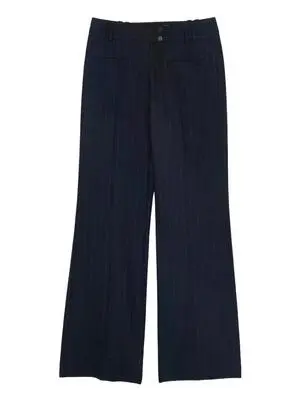3.1 Phillip Lim Pinstripe Trousers - Blue