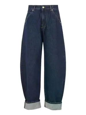 DARKPARK Barrel-leg Jeans - Blue
