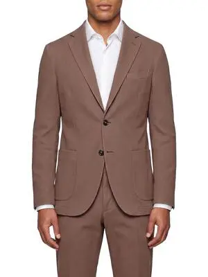 CIRCOLO 1901 Textured Blazer - Brown