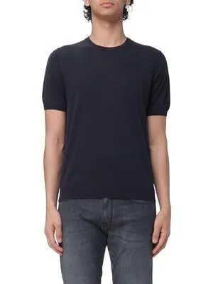 DRUMOHR Short Sleeve Sweater - Blue