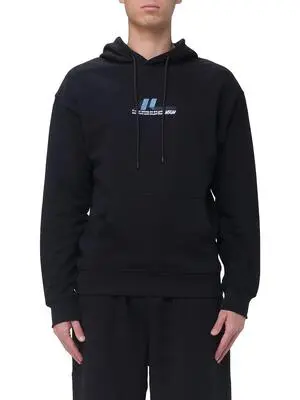 MSGM Graphic Print Hoodie - Black