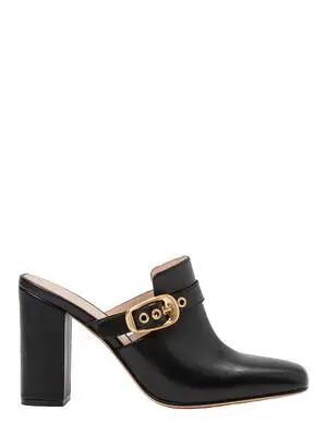 TWINSET Mules With Buckle Detail - Black