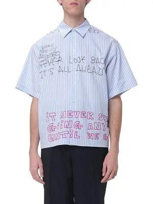 MSGM Shirt Men Blue