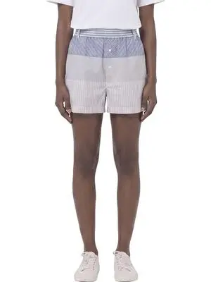 Moschino Paneled Stripe Shorts - Multicolor