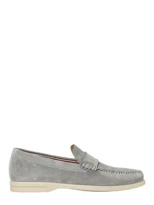 Bally Suede Loafers - Gnawed Blue