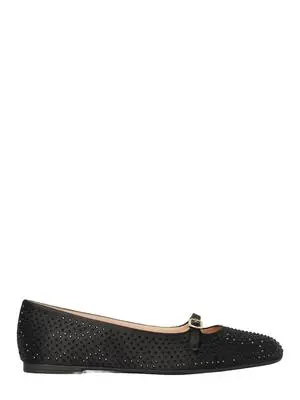 Bally Ballet Flats With Embellishments - Black