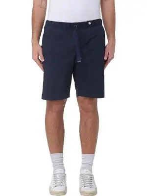 MYTHS Elasticated Waist Drawstring Shorts - Navy