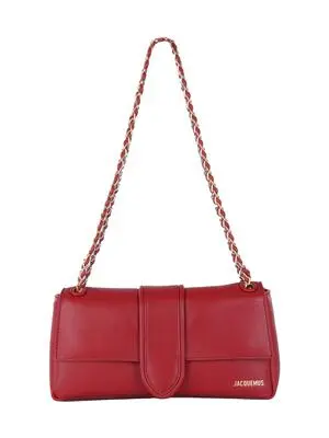 Jacquemus Le Bambino Chaîne Leather Shoulder Bag - Red