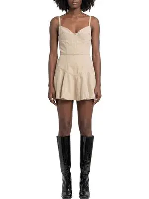 Dsquared2 Bustier Mini Dress - Beige