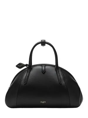 Alaïa Smooth Calfskin Leather Handbag Black