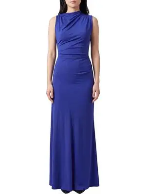 Victoria Beckham Sleeveless Maxi Dress - Blue