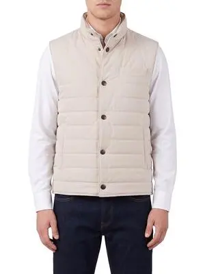 FAY Quilted Vest - Beige