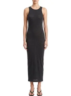 ENTIRE STUDIOS Racerback Maxi Dress - Black