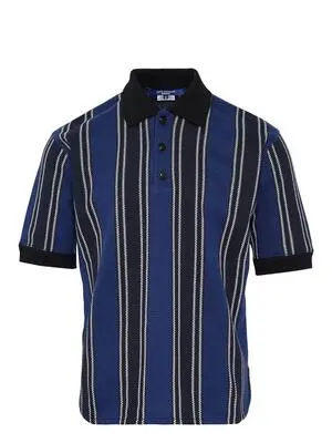 JUNYA WATANABE COMME DG Striped Knit Polo Shirt - Multi
