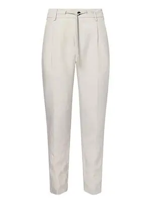 Eleventy Slim-Leg Linen-Blend Jogger Trousers Sand