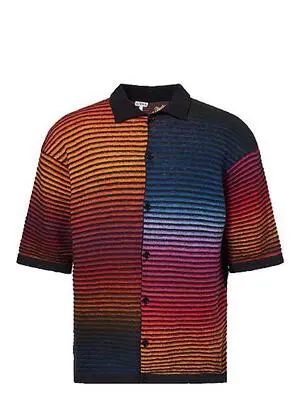 Loewe X Paula's Ibiza Striped Cotton-knit Shirt - Multicolor/black