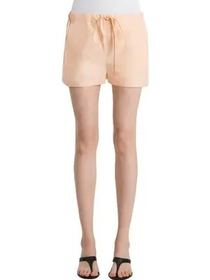Khaite Robbie Shorts Light Peach