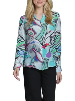 APNY Roll Sleeve Button-Up Shirt
