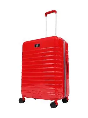FUL / FIAT 26.5" Expandable Hardside Spinner Luggage - Red