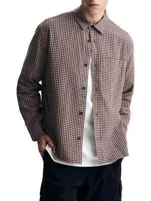 Brooklyn Industries Check Button-up Shirt - Black Check