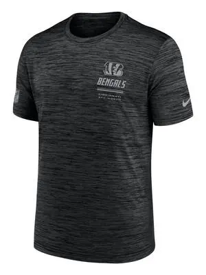 Nike Cincinnati Bengals Sideline Team Issue Velocity Dri-fit Nfl T-shirt - Black