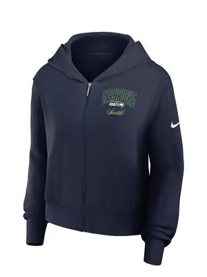 Nike Seattle Seahawks Primetime Nfl Full-zip Hoodie - Blue