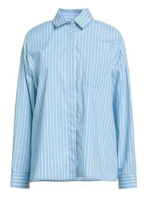 Liu Jo Striped Poplin Shirt - Blue