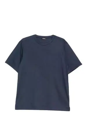 Zegna Crew-neck Short-sleeve T-shirt - Blue