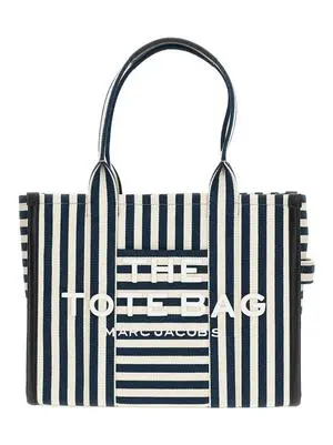 Marc Jacobs Large Striped Canvas Tote Bag Multicolore