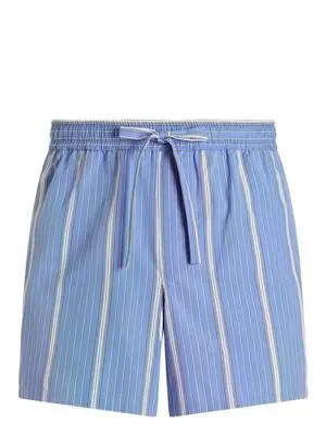 Dolce & Gabbana Striped Pocket Shorts - Blue