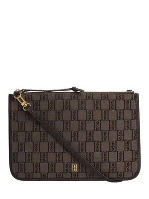 BY MALENE BIRGER Cara Monogram Purse - Bison